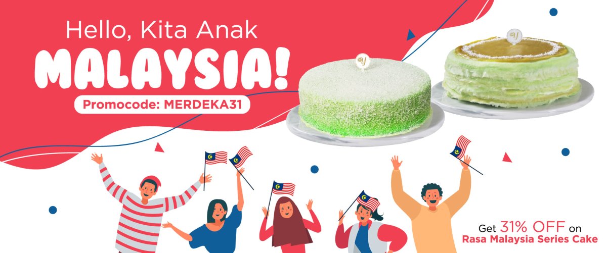 Yippii Gift | 63th Merdeka Rasa Malaysia Cake Series | Same Day Cake ...