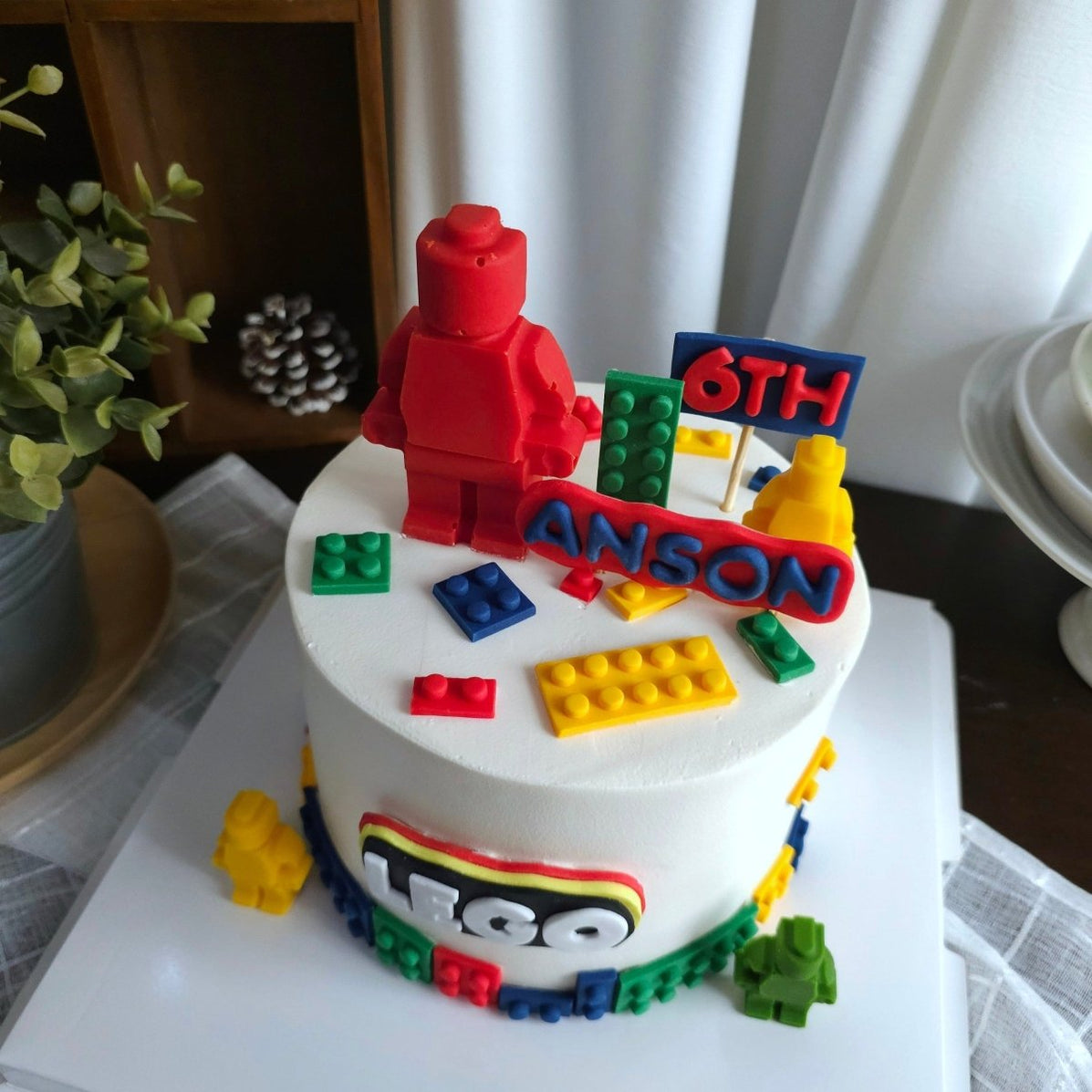 Lego Minifigure Cake 6 Inch (Fondant) — YippiiGift