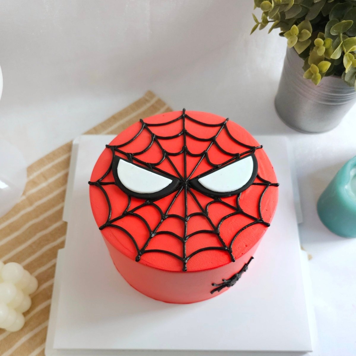 Spiderman Web Cake 6 Inch | YippiiGift
