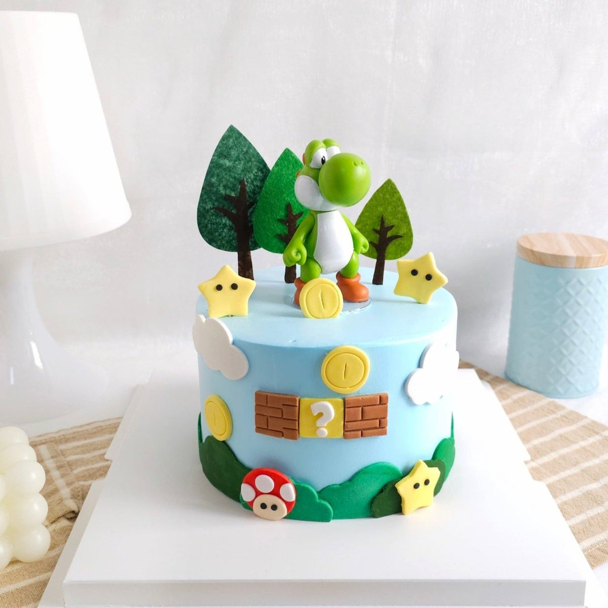 Yoshi Cake 6 Inch (With Toy) — YippiiGift