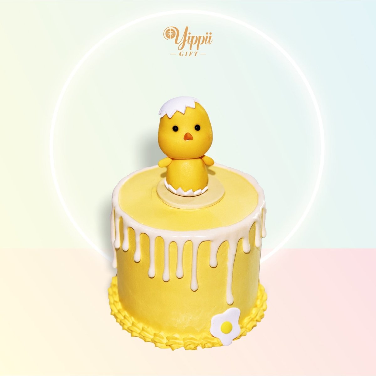 Baby Chick Cake 4 inch (Fondant) For Kids Birthday In KL | YippiiGift