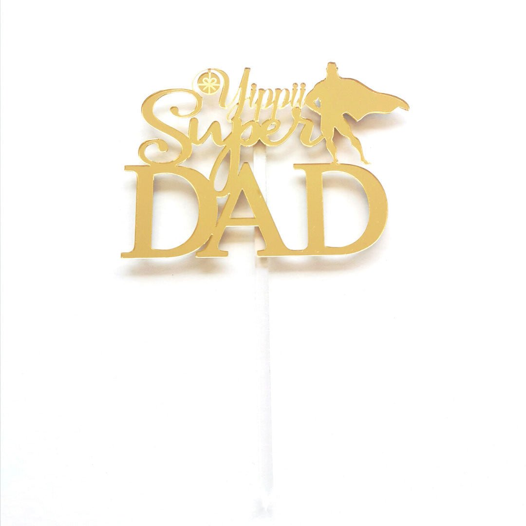 Cake Topper - Super DAD | YippiiGift