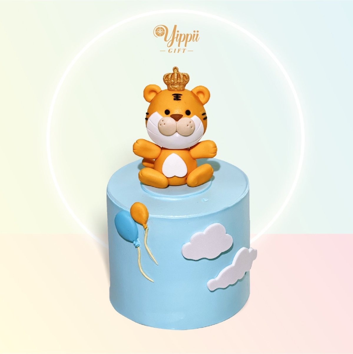 Crown Tiger Cake 4 Inch Online Delivery| YippiiGift