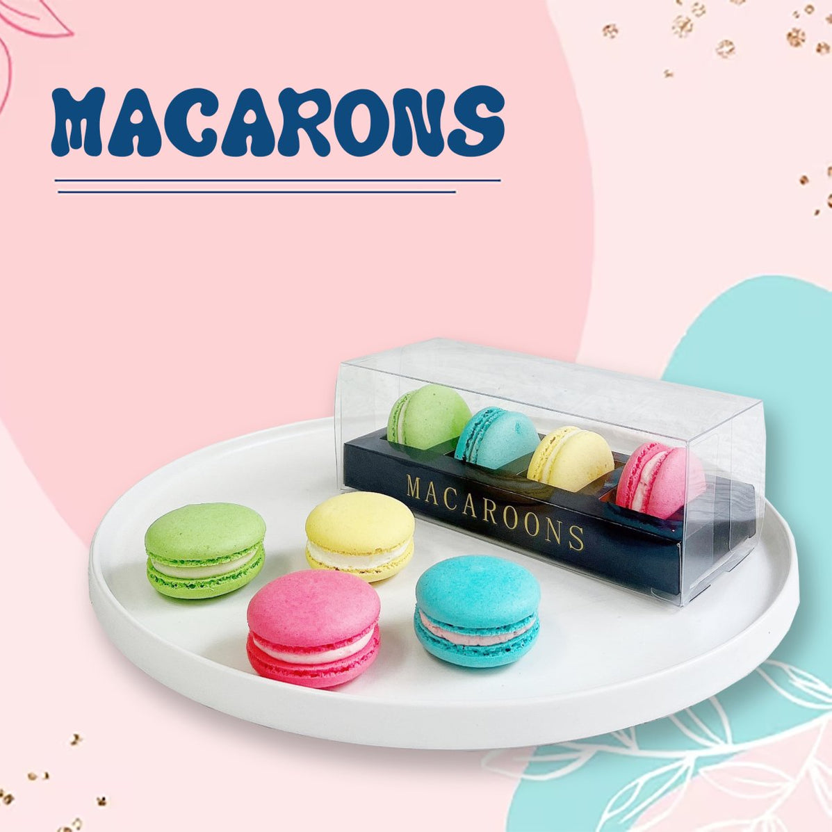 Macarons Gift Box Delivery (4pcs) | YippiiGift