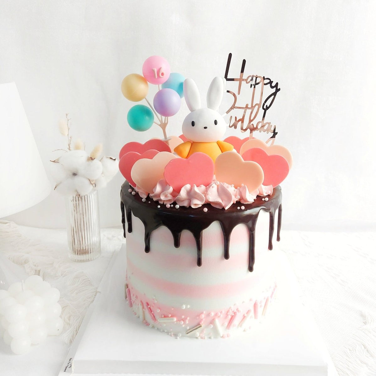 Bunny's Wonderland Cake 6 Inch (Fondant) — YippiiGift